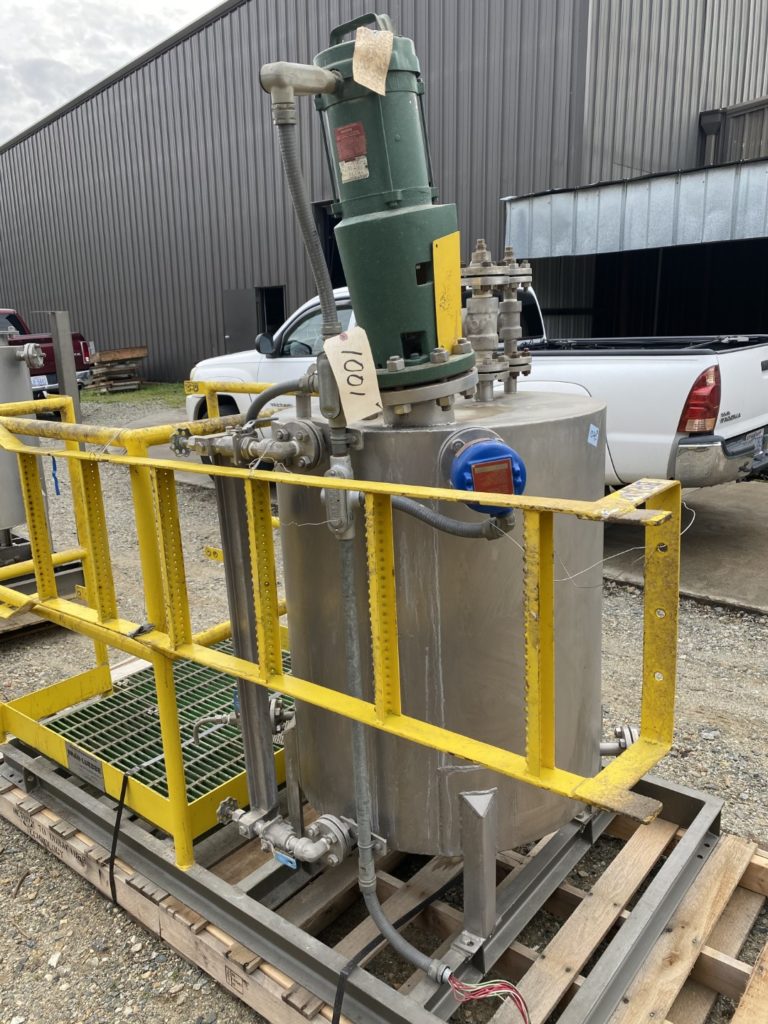 100 GALLON STAINLESS MIX TANK WITH LIGHTNIN MIXER MODEL XDC30 – Cooper ...