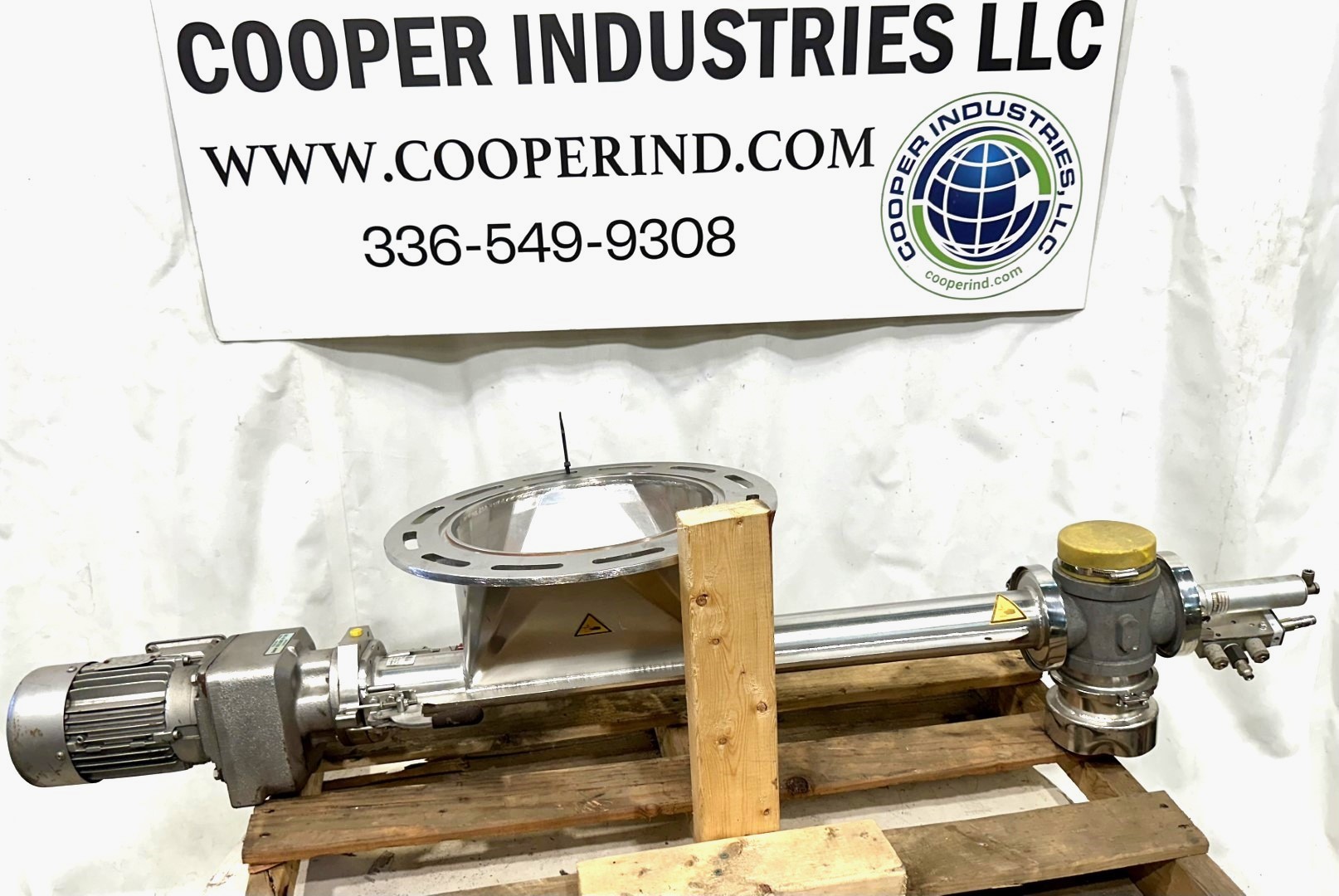 ITEM 1752: 2.5” DIAMETER AZO SCREW FEEDER TYPE DFS 70×600 NE300 NA A22 ...